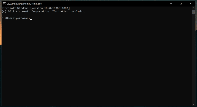 CMD Komutları - Windows Komut Satırı