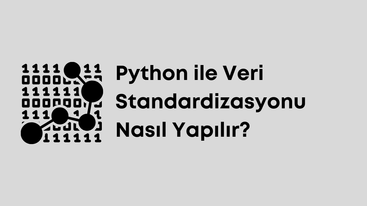 Python ile Veri Standardizasyonu Nasıl Yapılır?