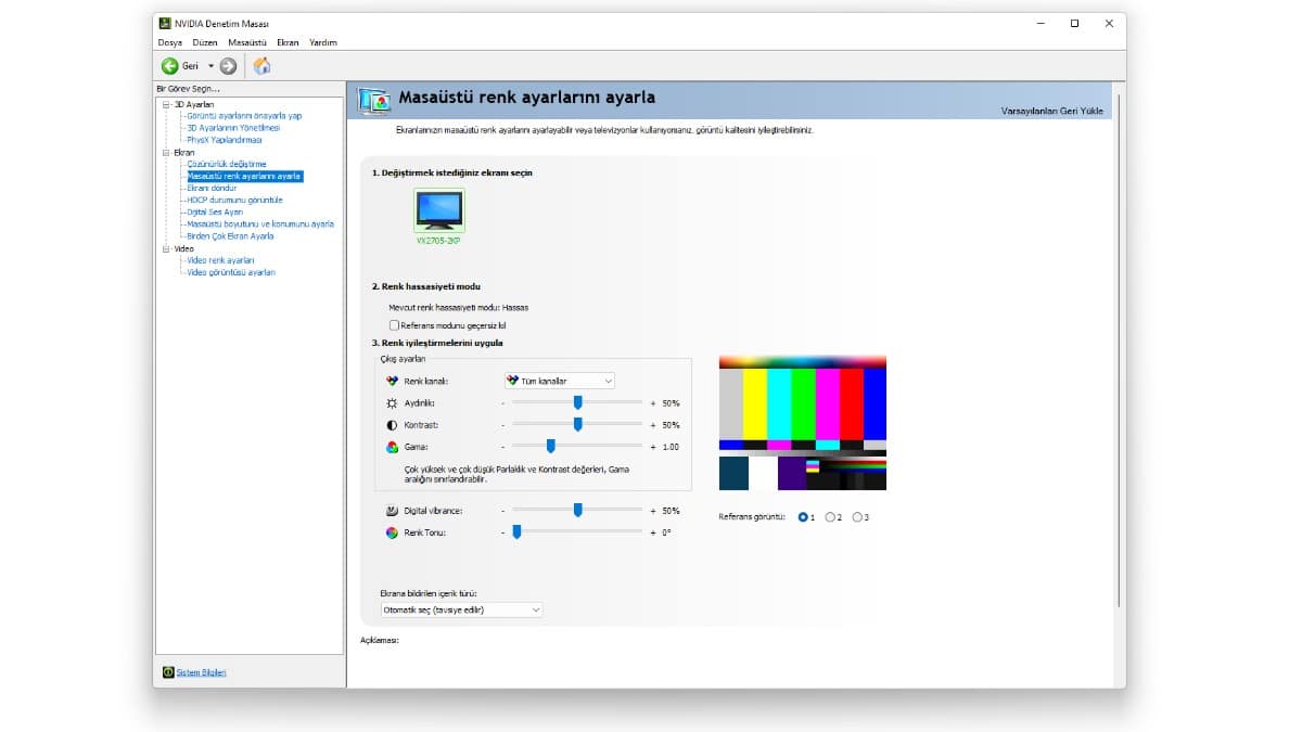 Digital Vibrance Nedir?