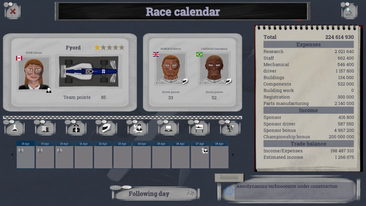 Race Manager Sistem Gereksinimleri